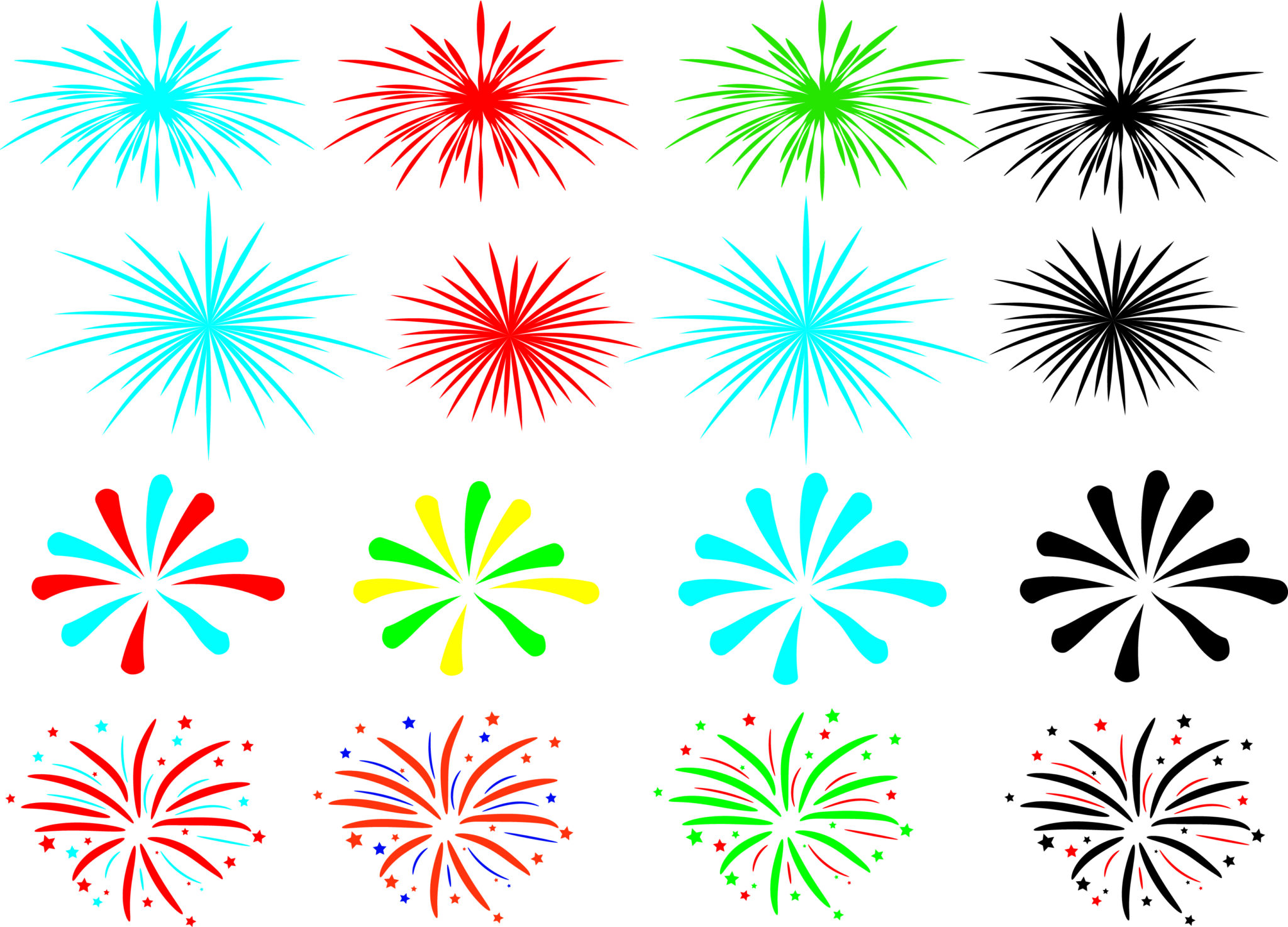Fireworks SVG, 4th of July Svg, Independence Day Svg, Fireworks SVG ...