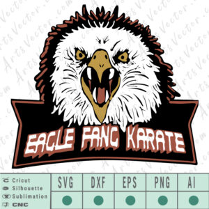 Eagle fang karate logo PNG SVG EPS AI DXF - Arts Vector