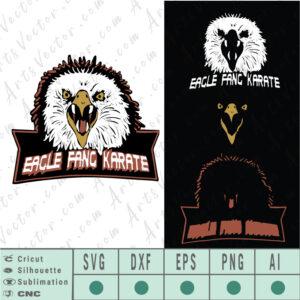 Eagle fang karate logo PNG SVG EPS AI DXF - Arts Vector