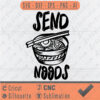 send noods Chinese Food SVG EPS DXF PNG AI vector files