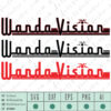 WandaVision Logo SVG EPS DXF PNG AI Vector instant download
