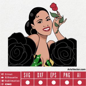 Selena svg bundle svg eps dxf png ai instant download