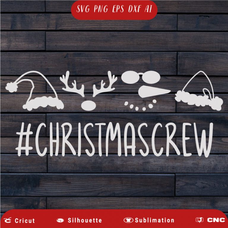 Christmas Crew Christmas Lights SVG PNG EPS DXF AI - Arts Vector