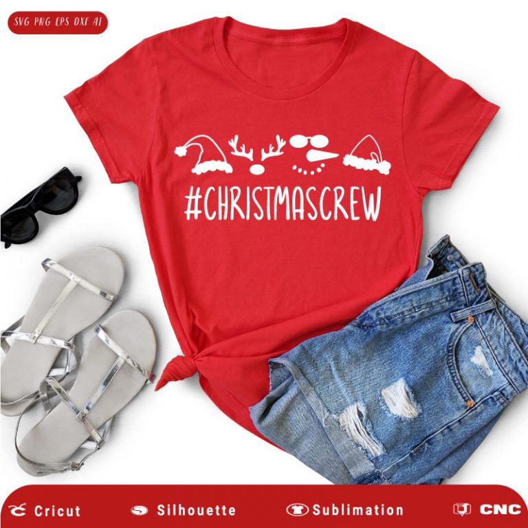 Christmas Crew Christmas Lights SVG PNG EPS DXF AI - Arts Vector