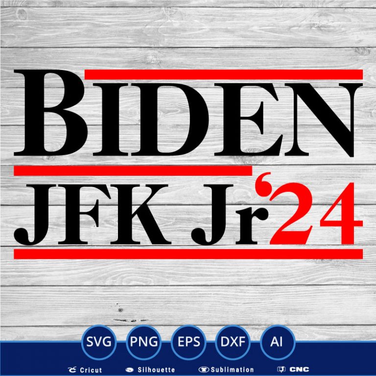 Joe Biden JFK JR 24 free SVG PNG EPS DXF AI - Arts Vector