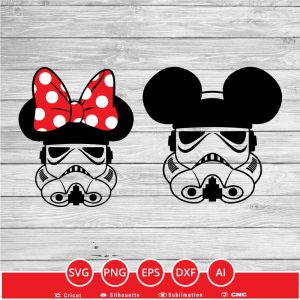 May the 4th be with you Mickey and Minnie Ears SVG PNG EPS DXF AI ...