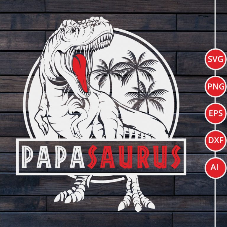 PAPASAURUS SVG PNG EPS DXF AI - Arts Vector