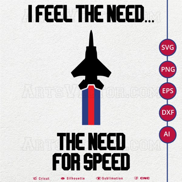 Top Gun Need For Speed SVG PNG EPS DXF AI - Arts Vector