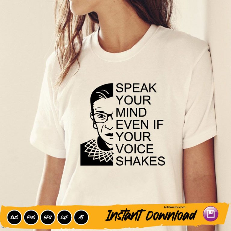 Ruth Bader Ginsburg Quotes Bundle 06 SVG PNG EPS DXF AI