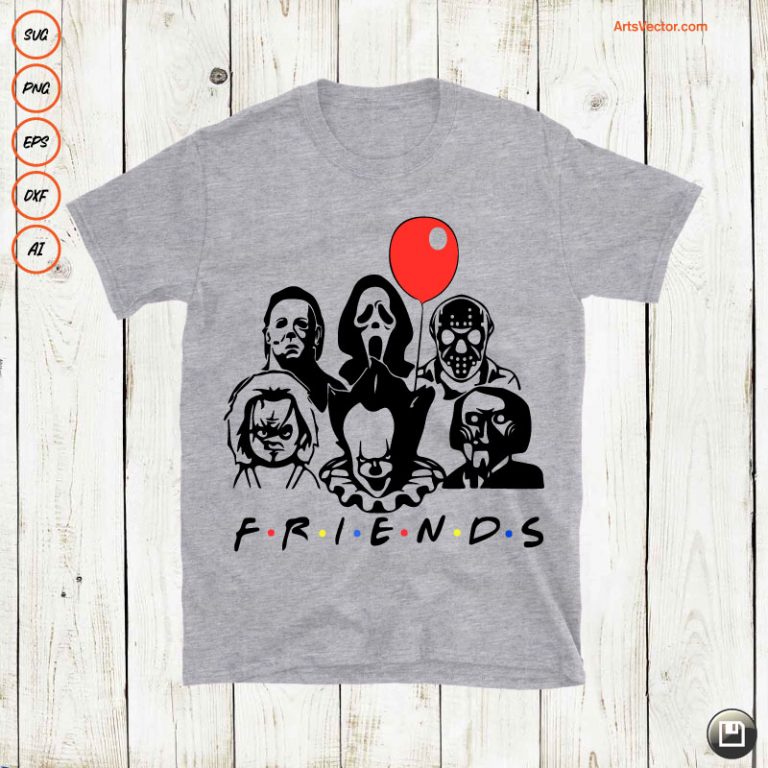 Friends Halloween Horror SVG PNG EPS DXF AI - Arts Vector