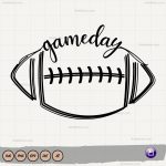 Strings Football Game Day SVG PNG EPS DXF AI - Arts Vector
