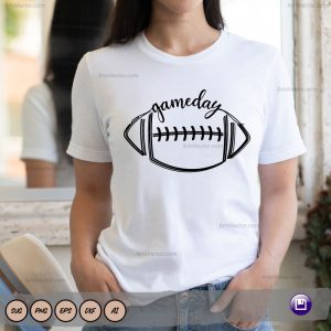 Strings Football Game Day SVG PNG EPS DXF AI - Arts Vector