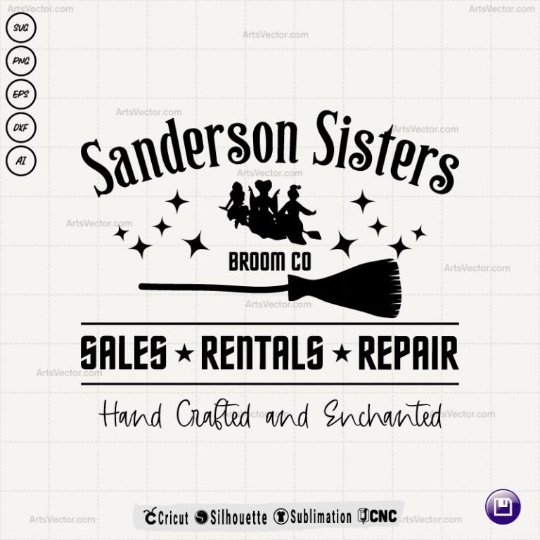 Halloween Sanderson Sisters Bundle 13 SVG PNG EPS DXF AI - Arts Vector