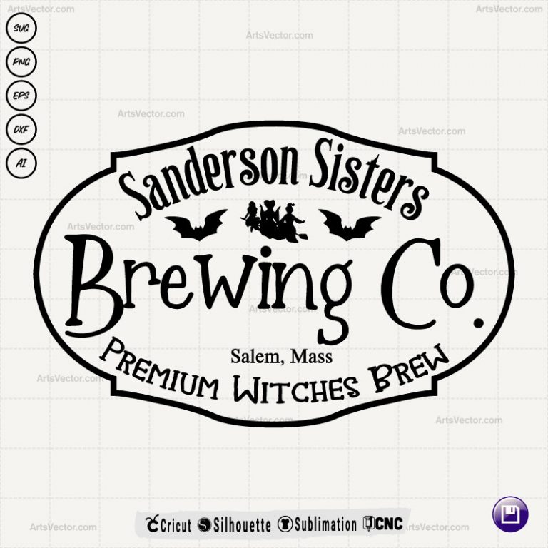 Halloween Sanderson Sisters Bundle 13 SVG PNG EPS DXF AI - Arts Vector
