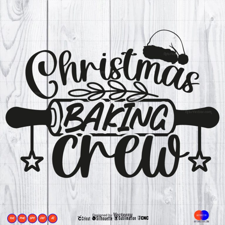 Christmas baking crew SVG PNG EPS DXF AI - Arts Vector