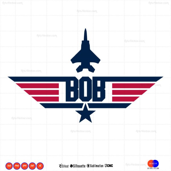 Wingman Top Gun SVG PNG EPS DXF AI - Arts Vector