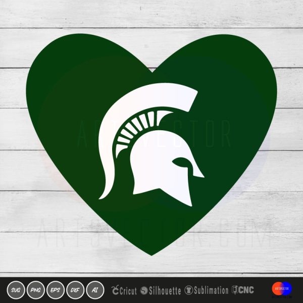 New Michigan State MSU Spartan Strong SVG PNG EPS DXF AI - Arts Vector