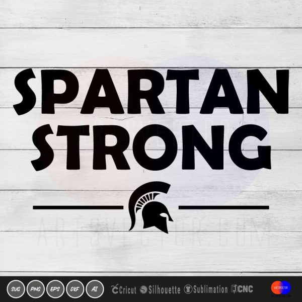 New Michigan State MSU Spartan Strong SVG PNG SVG PNG EPS DXF AI Vector ...