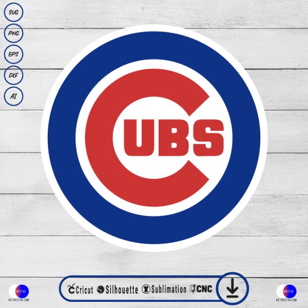 Cubs Baseball Logo SVG PNG EPS DXF AI - Arts Vector