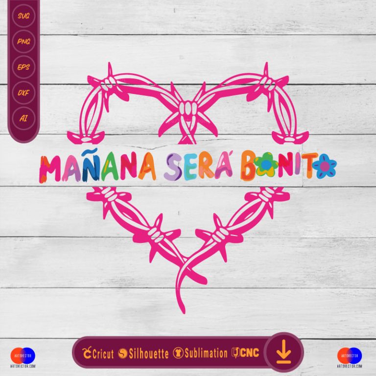 Manana sera bonito Heart SVG PNG EPS DXF AI - Arts Vector