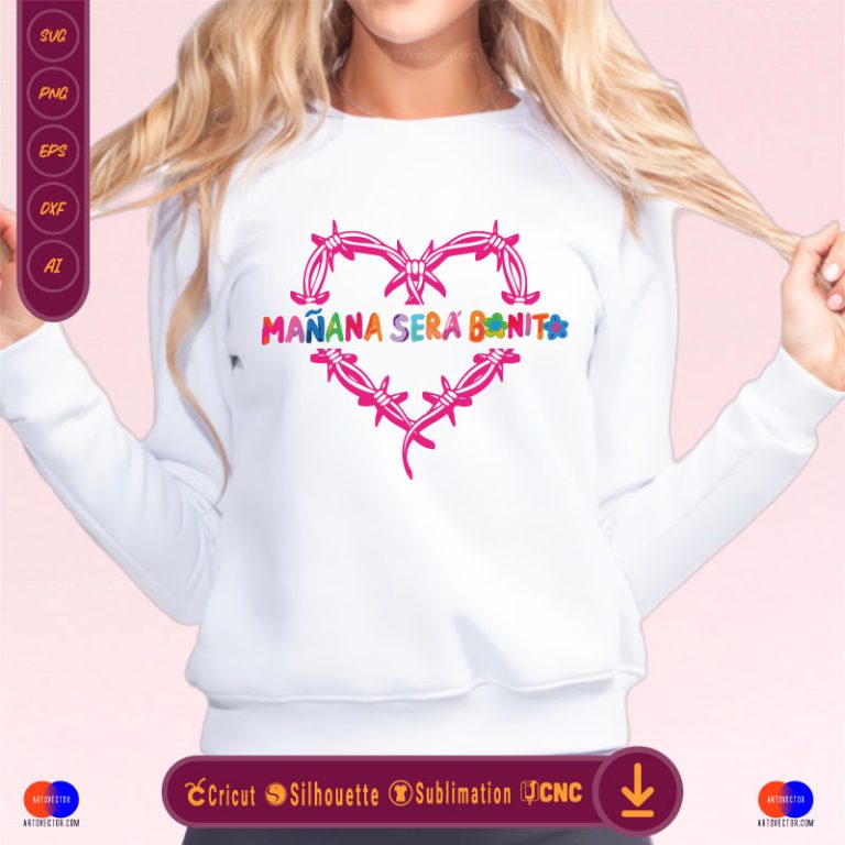Karol g manana sera bonito tipografía SVG PNG EPS DXF AI - Arts Vector