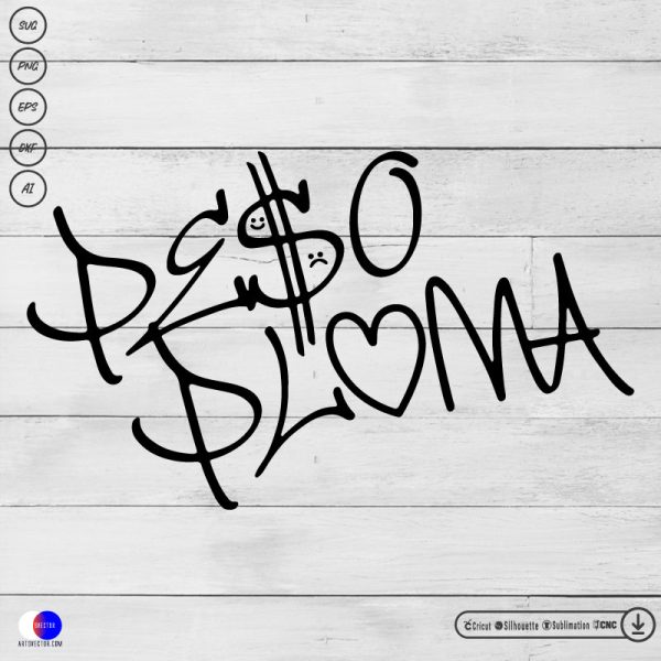 Peso Pluma SVG PNG EPS DXF AI - Arts Vector