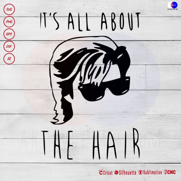 Stranger things steve hair SVG PNG EPS DXF AI - Arts Vector