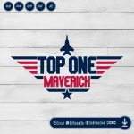 TOP GUN Top One MAVERICK SVG PNG EPS DXF AI - Arts Vector