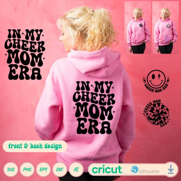 in my cheer mom era SVG PNG SVG PNG EPS DXF AI Vector Arts Collection Arts Vector