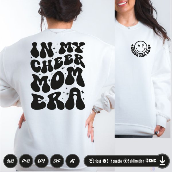 Smiley In my cheer mom era SVG PNG EPS DXF AI - Arts Vector