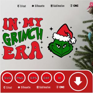 Christmas in my Grinch ERA SVG PNG EPS DXF AI Vector - Arts Vector