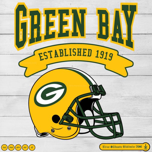 Green Bay SVG PNG EPS DXF AI Vector - Arts Vector