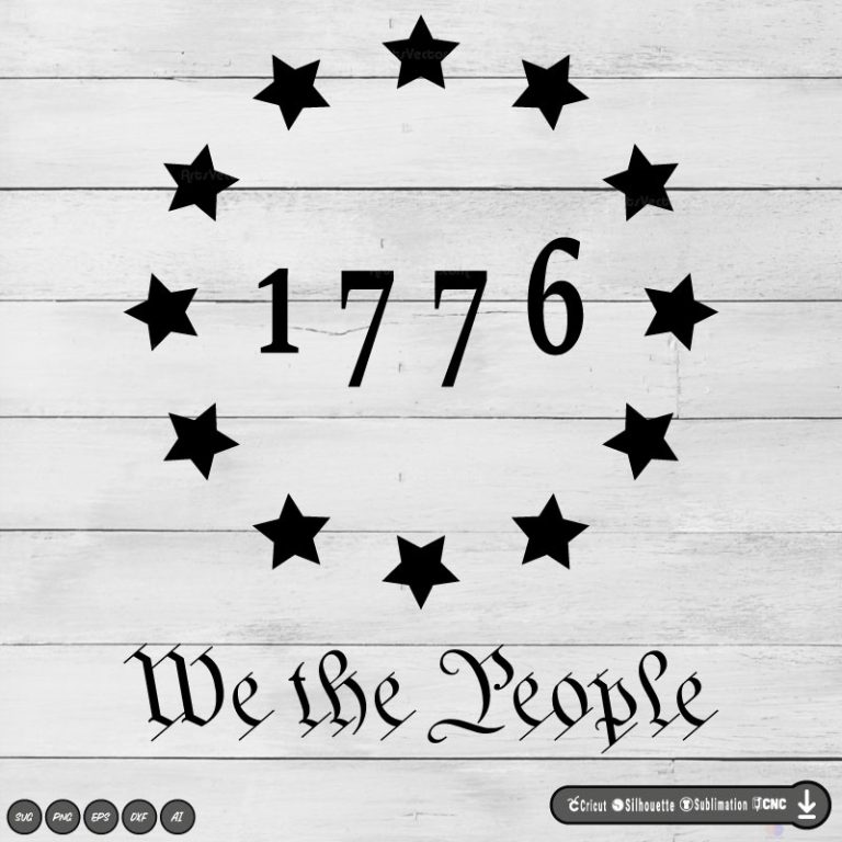 We the people 1776 SVG PNG EPS DXF AI Vector - Arts Vector