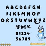 Bluey Font SVG PNG EPS DXF AI Vector - Arts Vector