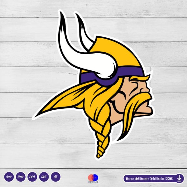Minnesota Vikings Logo free SVG PNG EPS DXF AI Vector - Arts Vector