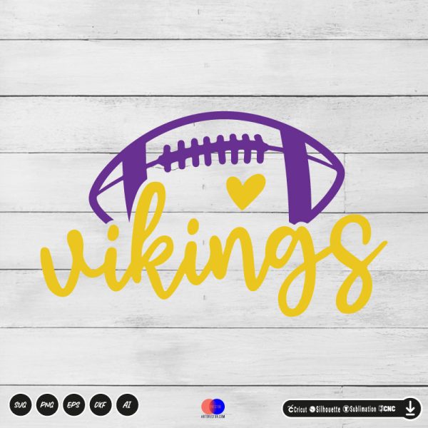 Minnesota vikings SVG PNG EPS DXF AI Vector - Arts Vector