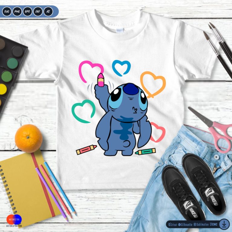 Stitch School SVG PNG EPS DXF AI Vector - Arts Vector